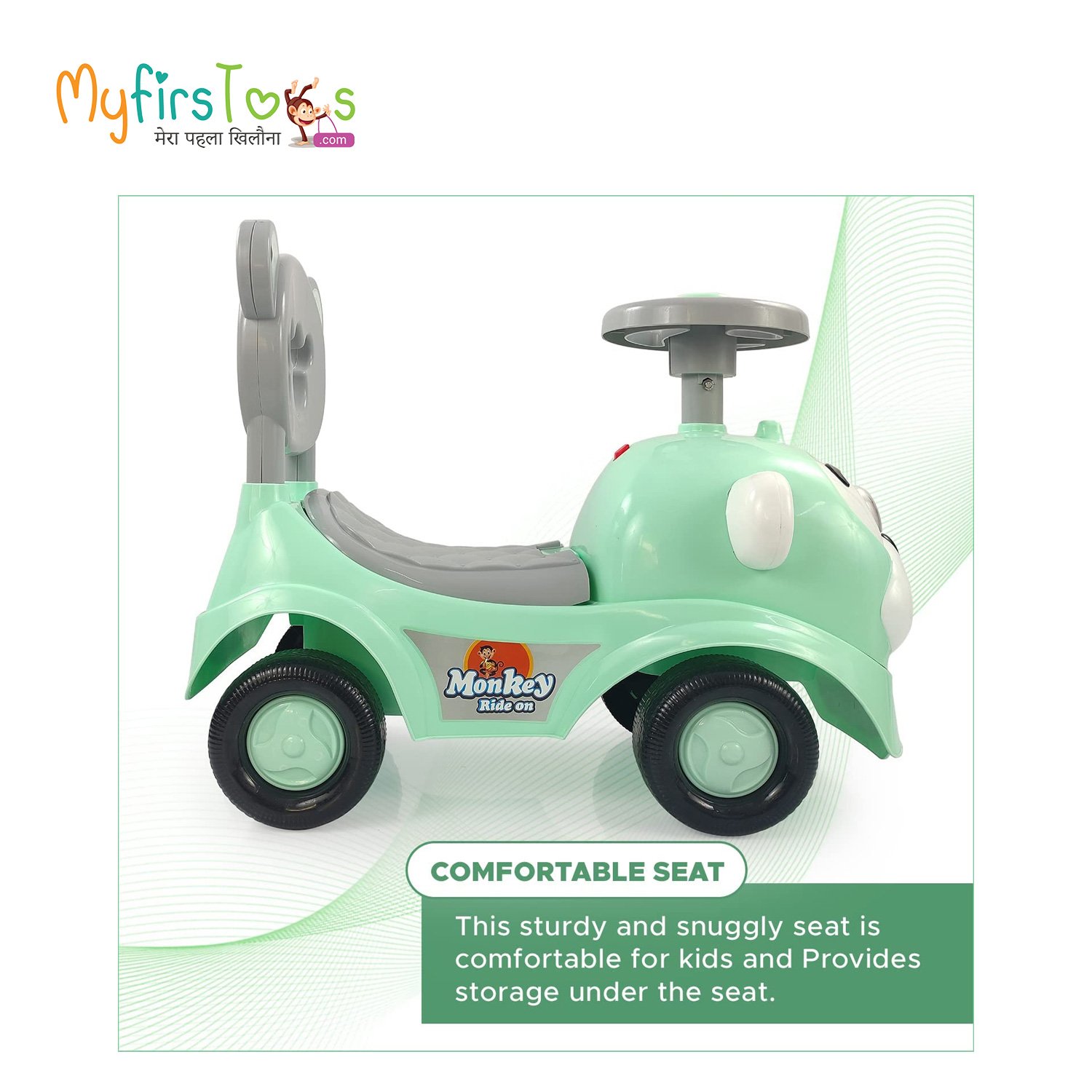 Buy Best Monkey Ride On for Kids, Baby Car, Ride On for Kids